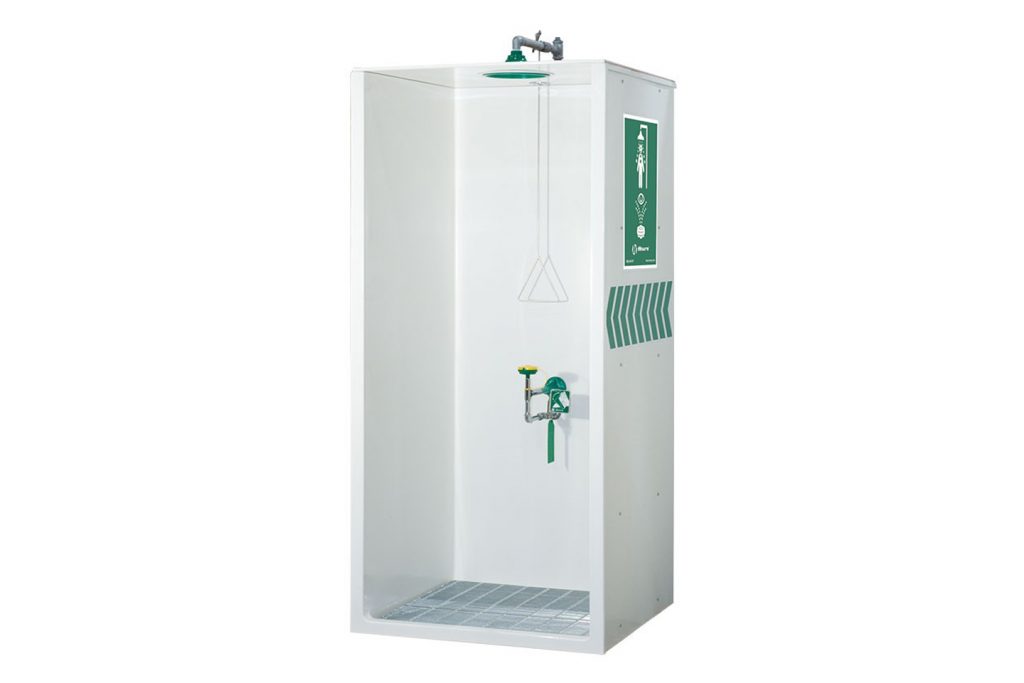 Booth Enclosed Shower and Eye/face Wash - Safety Shower Stations